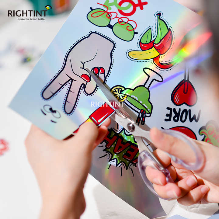 20 Pcs Waterproof Inkjet Laserjet Sticker Paper - Holographic