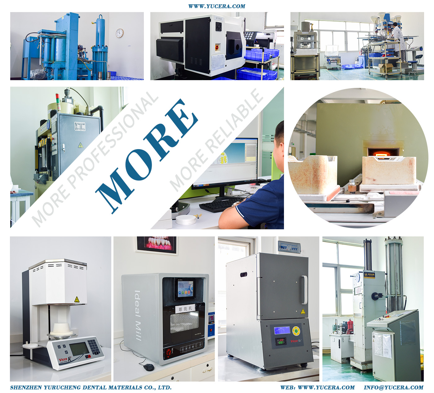 Yucera 5 Axis Dental Equipments - Precision Milling Machines