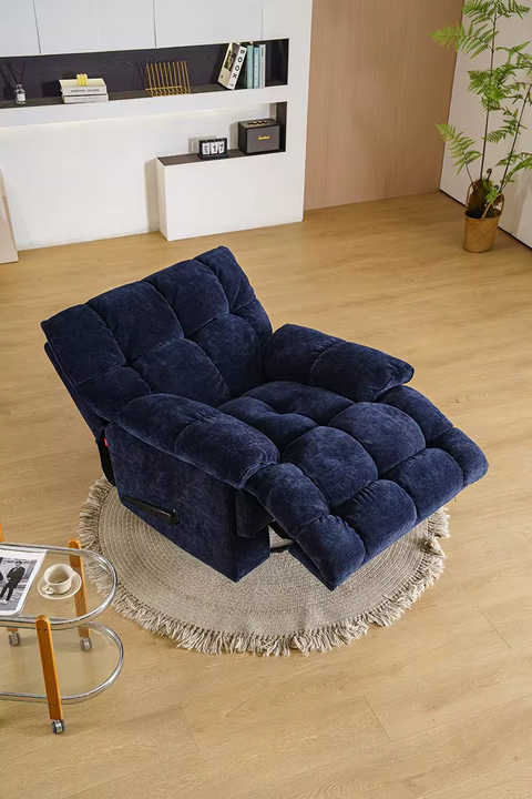 SANS Modern Design Nordic One Seat Velvet Glider Sofa