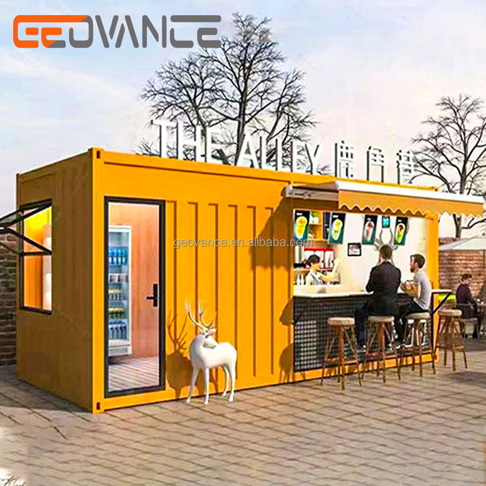 20 40FT Steel Container House Prefab Modular Home Sandwich Panels ...