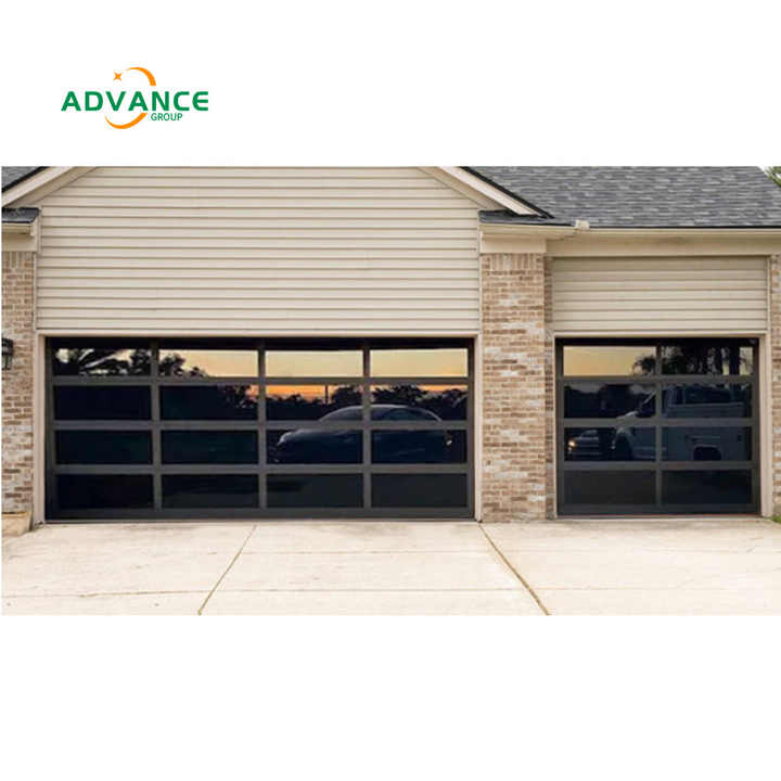 2025 Advance High Rust-Resistant Automatic Double-Glazed Garage Doors ...