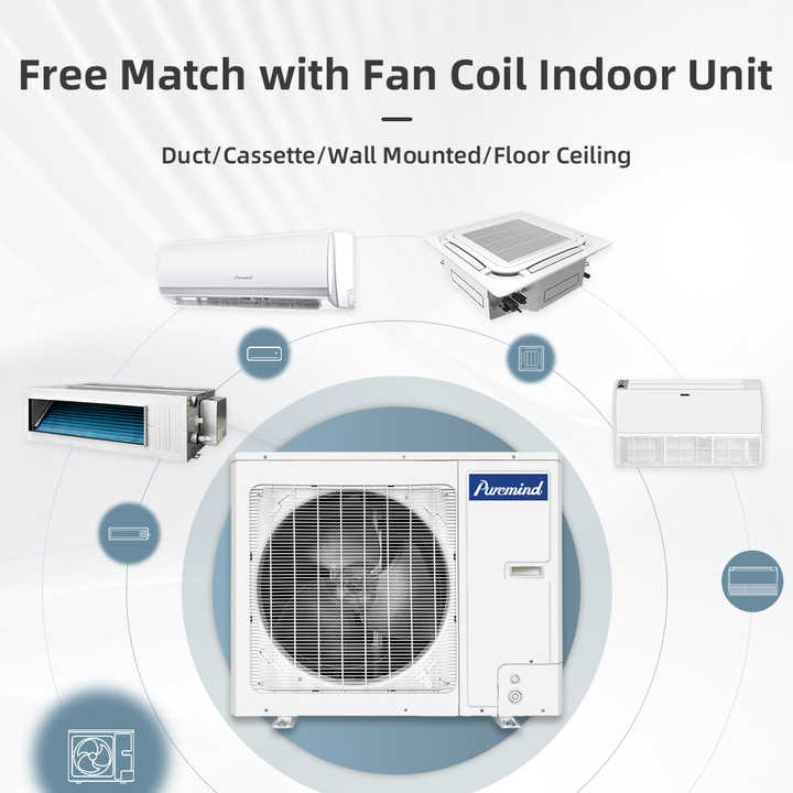 Gree Brand OEM Puremind Commercial Outdoor Duct VRV VRF System Solution ...