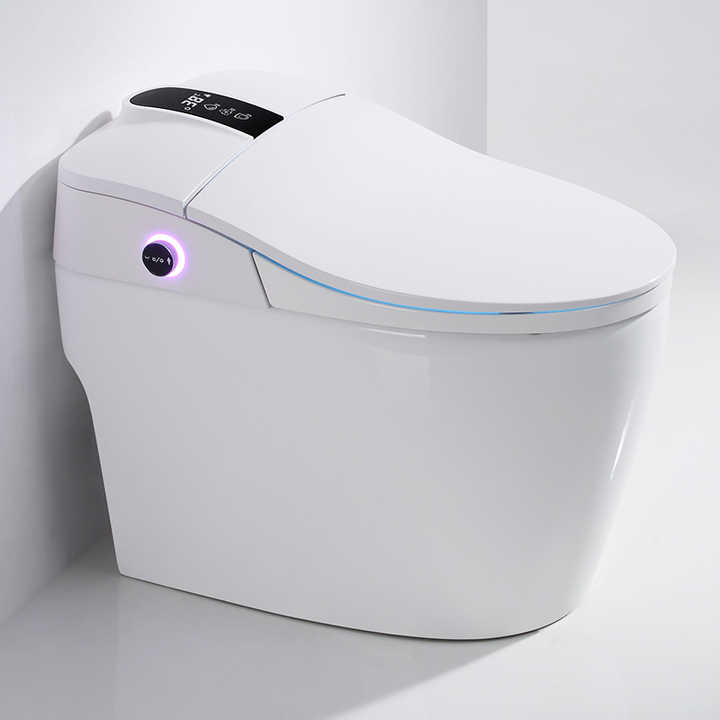 110V S-Trap Smart Bidet WC Bathroom Electric Intelligent Automatic ...