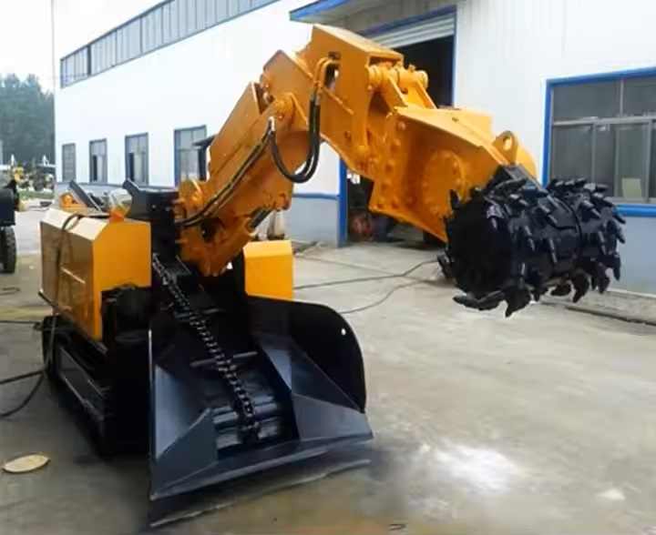 NEW High Quality Excavator Drum Cutter Durable With Motor Engine ...