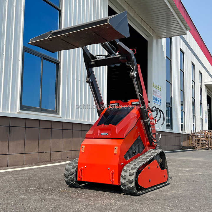 High Lifting 400kg Skid Steer Backhoe Loader Mini 2.5 Meter High ...