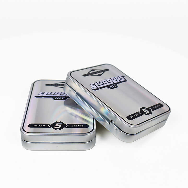 Custom Candy Metal Can with Holographic Coating & Childproof