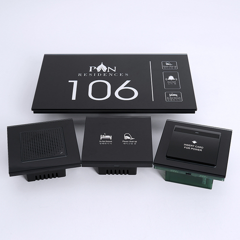 15B Series Luxury Hotel Bedside Wall Intelligent Push Button Switch ...