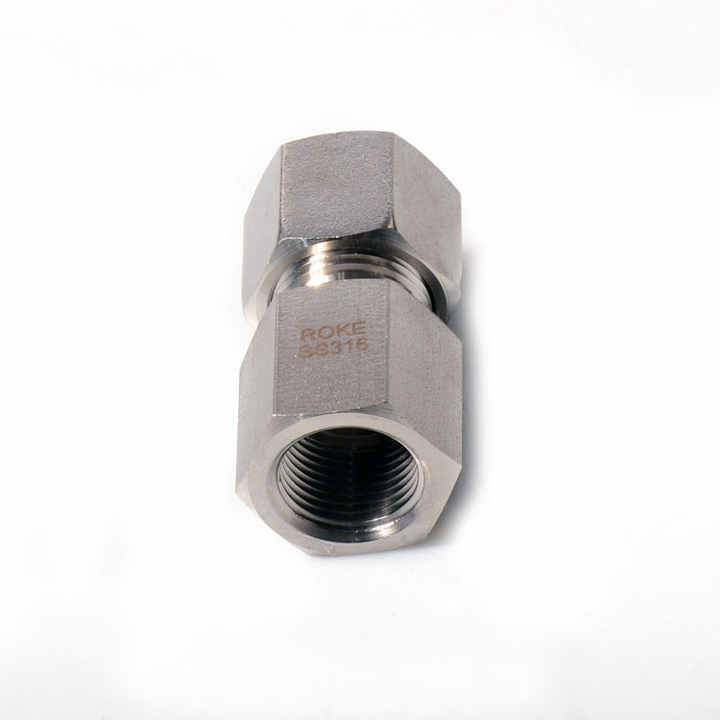 SS316 Stainless Steel Female Connectors for High Pressure