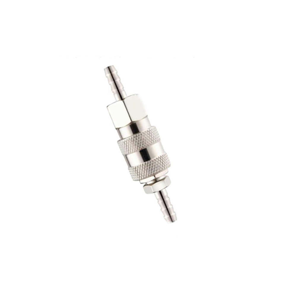 Stainless Steel Body Pneumatic Fitting Coupler Barb Joint Quick Release ...