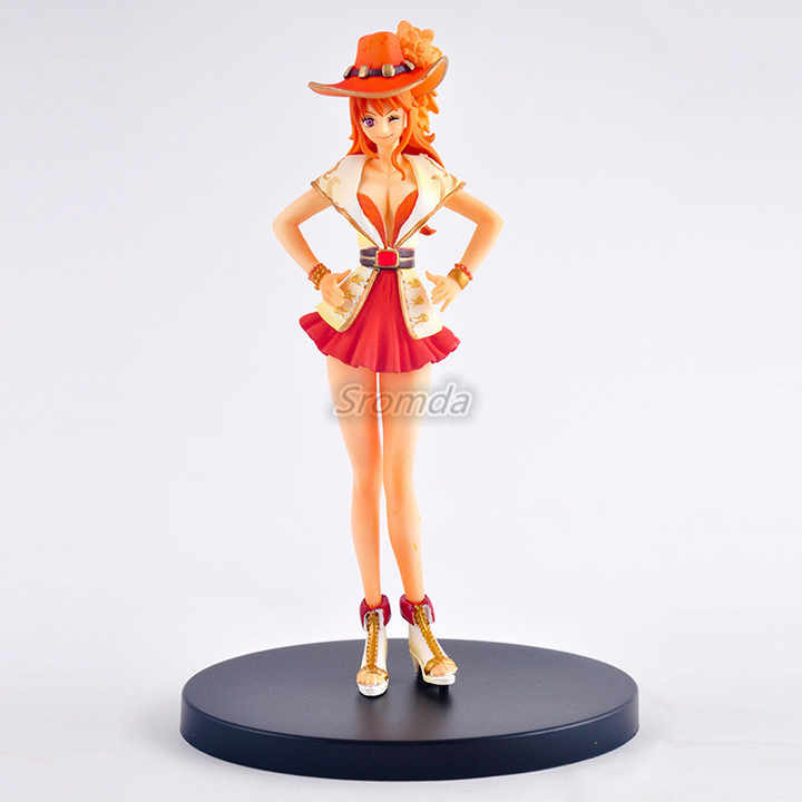 Japanese Hot Anime ONE PIECED Action Figure Nami 15th Anniversary