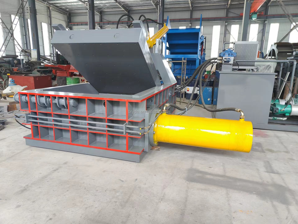 High Pressure Metal Compactor Machine for Scrap Recycling Reduce Volume ...