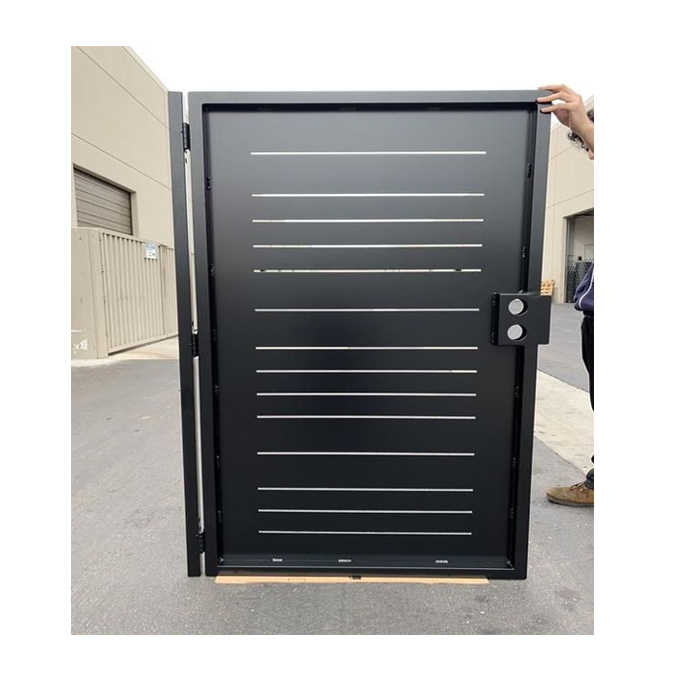 Custom Modern Design Automatic Pedestrian Walkway Gate