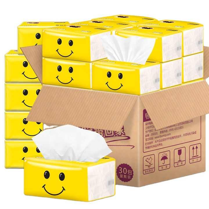 Wholesale Soft Facial Tissue Paper - 3 Ply Square Tissue