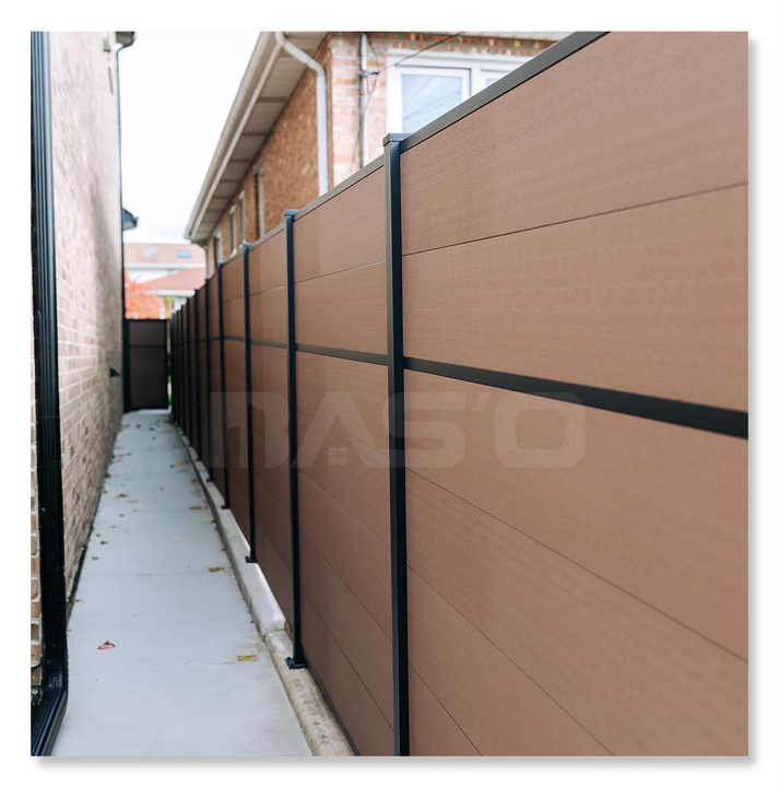 Eco-Friendly Waterproof WPC Privacy Fence Panels for Garden