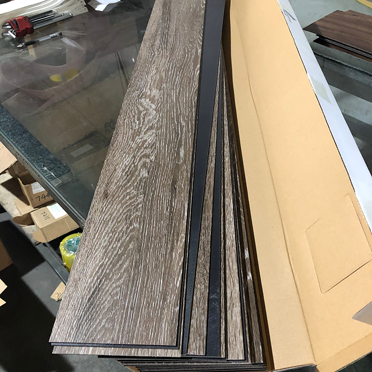 SPC Waterproof Anti-bacteria Flooring for Indoor Use Wood Grain Stone ...