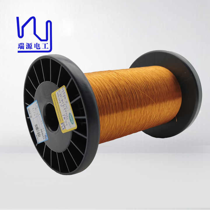 FIW6 0.10mm High Voltage 15KV Soldering Fully Insulated Enameled Copper ...
