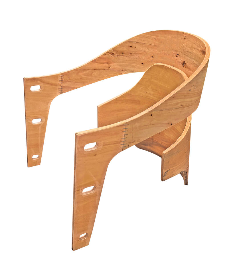Plywood Chair Frames Custom Bent Plywood Shells Modern Dining Office ...
