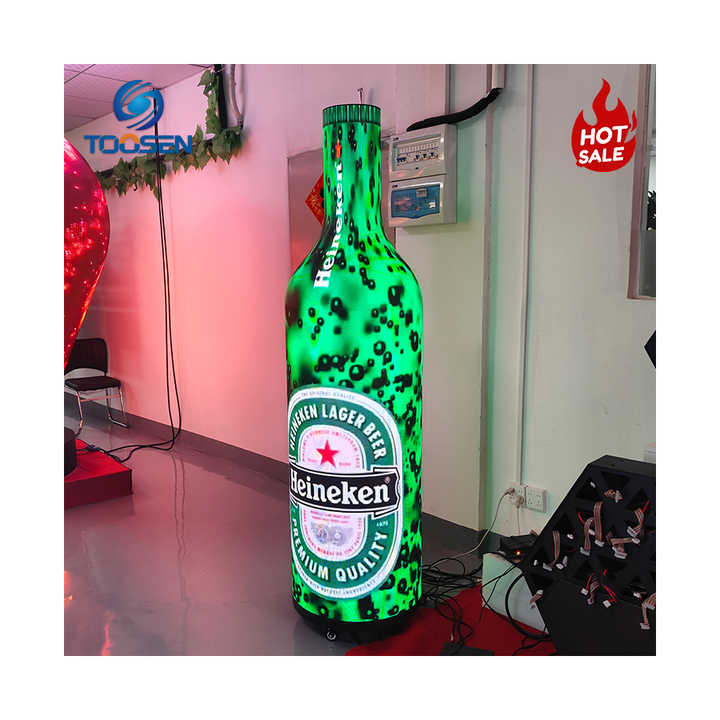 TOOSEN Customized Size Special Beer Bottle Can LED Screen Full Color ...