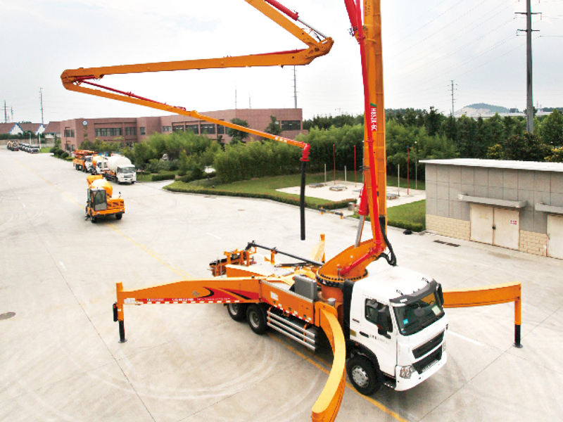 Official Factory Direct Price HB40V Concrete Pump Truck 40m Pump Boom ...