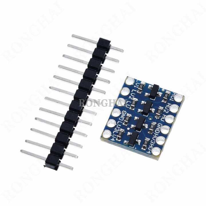 4 Channel Logic Level Converter 3.3V to 5V to 3.3V IIC I2C TTL UART SPI ...