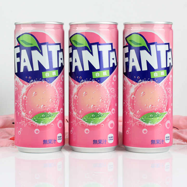 Wholesale White Peach Flavor Soft Drink Japan Fenta 250ML