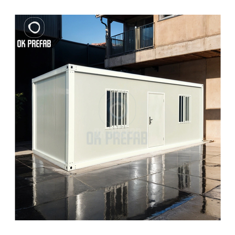 OK Prefab Fast Build 20ft 40ft Modular Camping Box Wall Window Fully ...