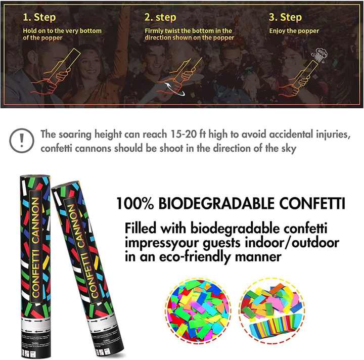 A58 12-Inch Multicolored round Salute Fireworks Confetti Hand Twisted ...