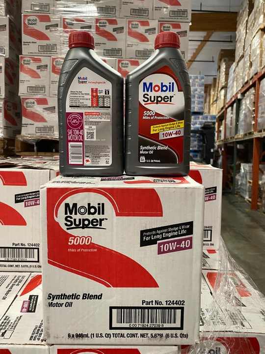 Wholesale Mobil Super 5000, 10W-40 Motor Oil - 6 Quarts/box