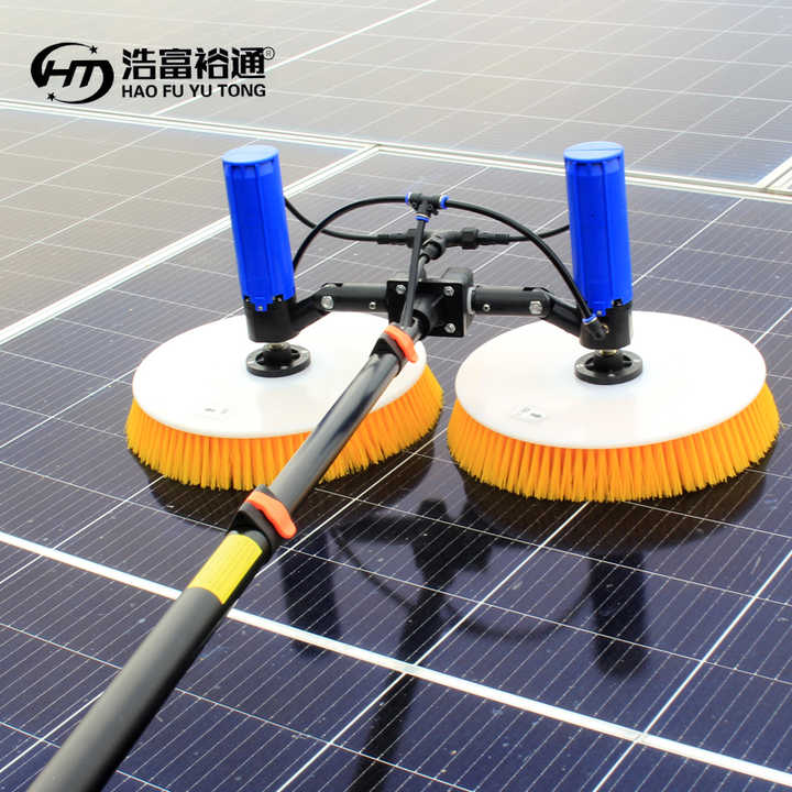 Efficient Solar Panel Cleaning with HAOFU Brush Rotating