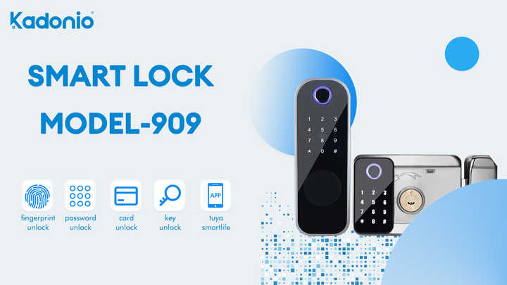 Kadonio Waterproof Office Dual Permission Sided Smart Door Lock