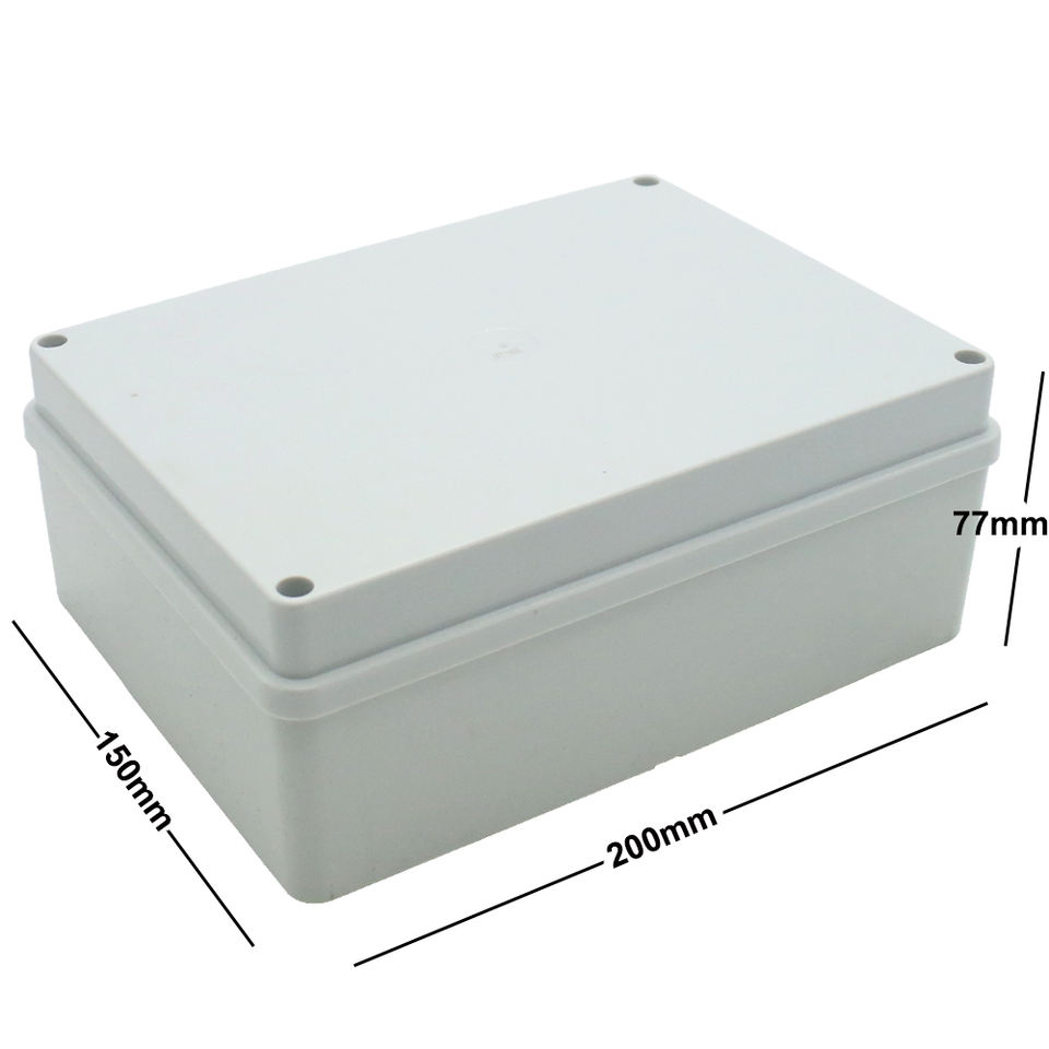 IP65 Waterproof ABS Junction Box - Ideal for Outdoor Control