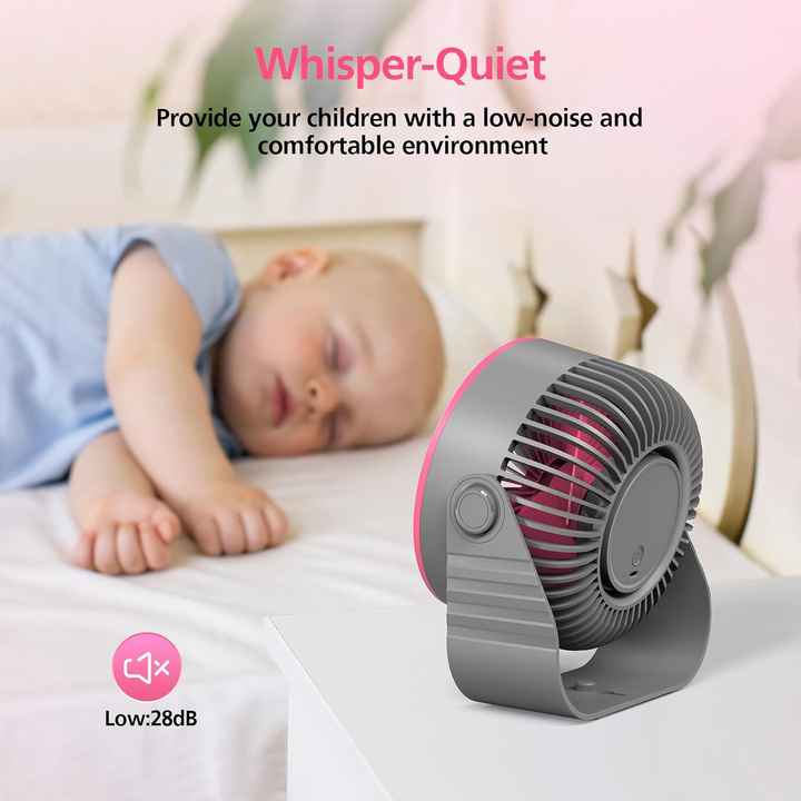 Quiet Portable Desktop Fans - Perfect for Home & Office