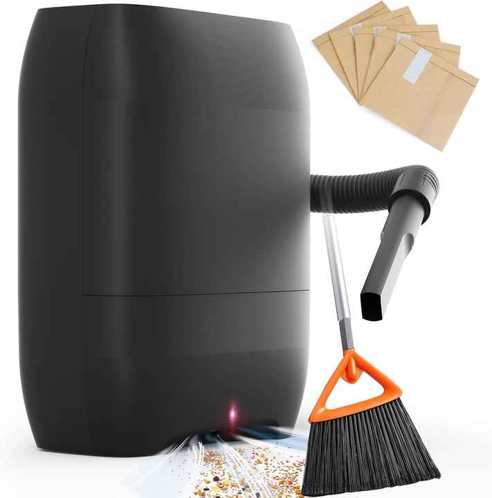 Touchless Vacuum Automatic Dustpan with Bag Hair Vacuum Cleaner ...