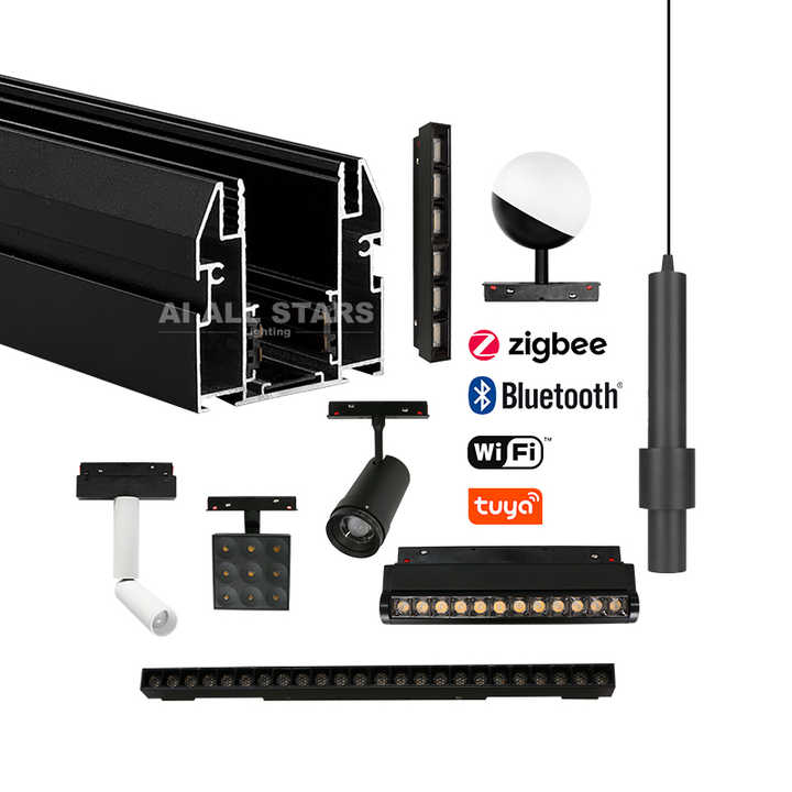 48V Magnetic Track Lights - Smart, Dimmable, and Efficient