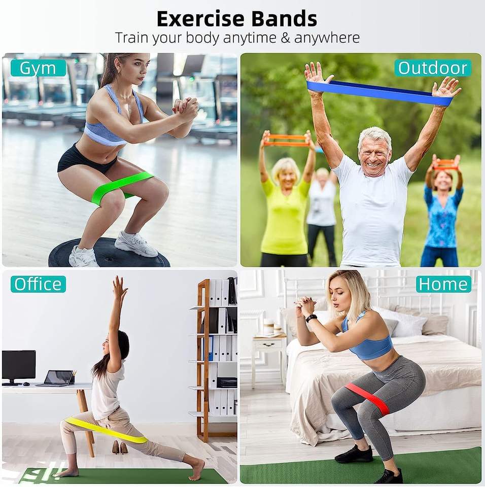 Resistance Bands Custom Logo,Latex Pilates Resistance Bands,exercise ...