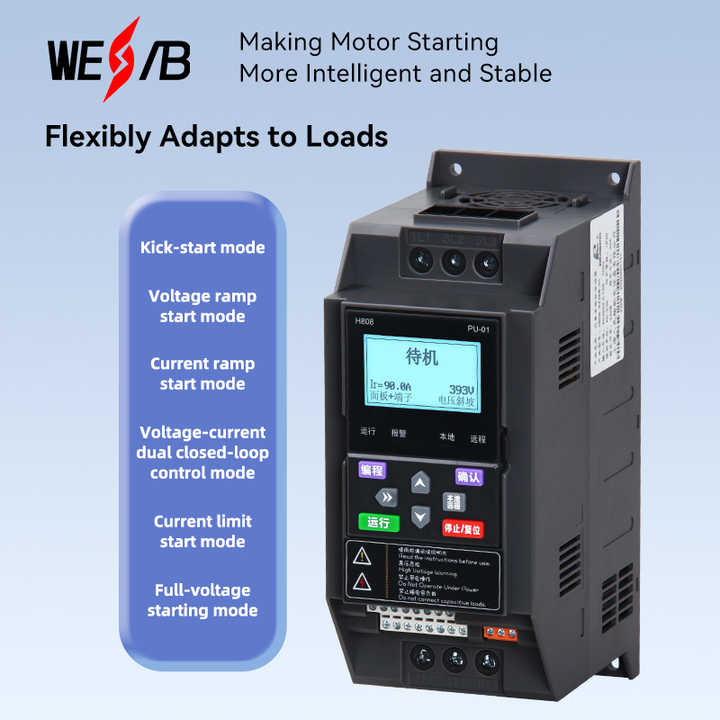 8KW 3-Phase Soft Starter for Pump Soft Start Provides Comfortable Motor ...