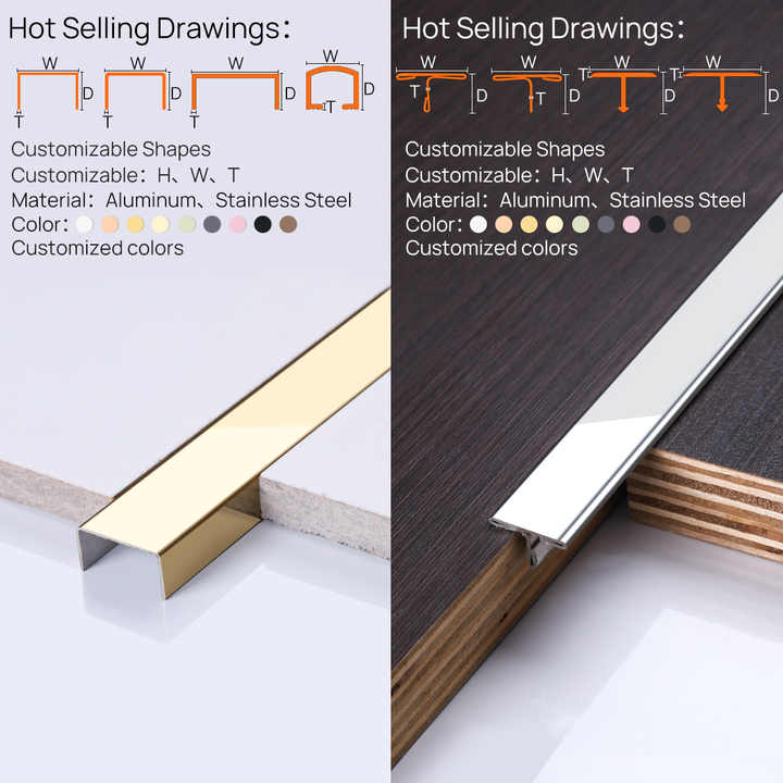 Prolink Metal Tile Edge Trims - Durable & Stylish Solutions