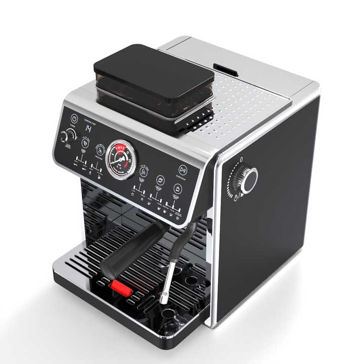 New Steam Double Boiler Brew Coffee Maker - Professional Espresso Machine