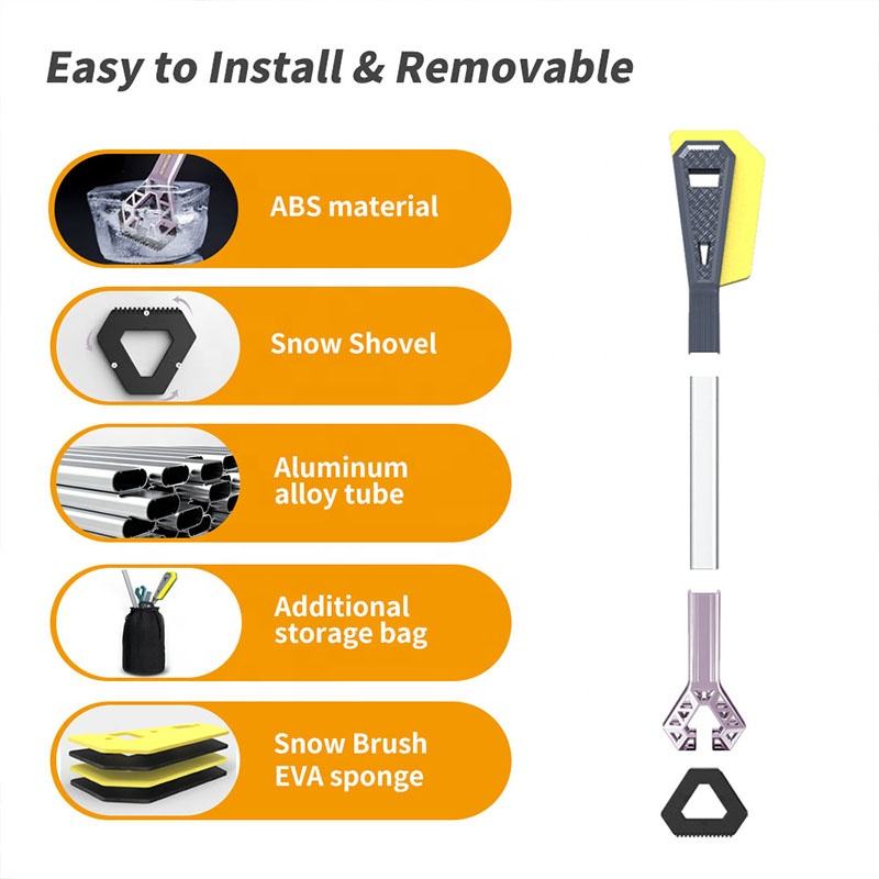Anjuny New Car Multi-Functional Shovel Deicing Sweep Scrape Frost Auto ...
