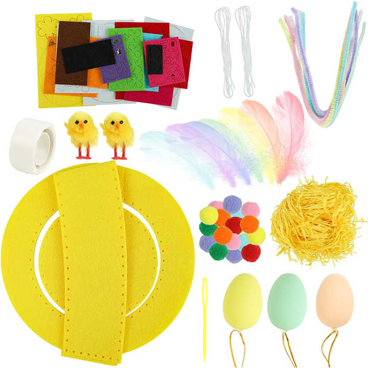 Custom Eco-friendly Party Eva Foam Folded DIY Craft Hat Kits for Easter ...