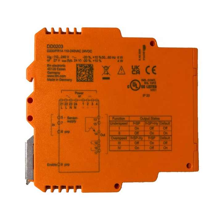 Speed Monitor Relay - 4A, 1 Digital Out, 1 Relay Out