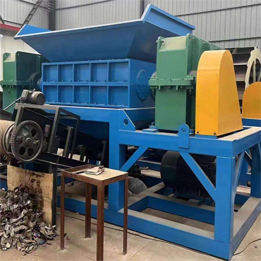 Scrap Iron Shredder Used Car Tires Dual-axis Shredding Machine| Alibaba.com
