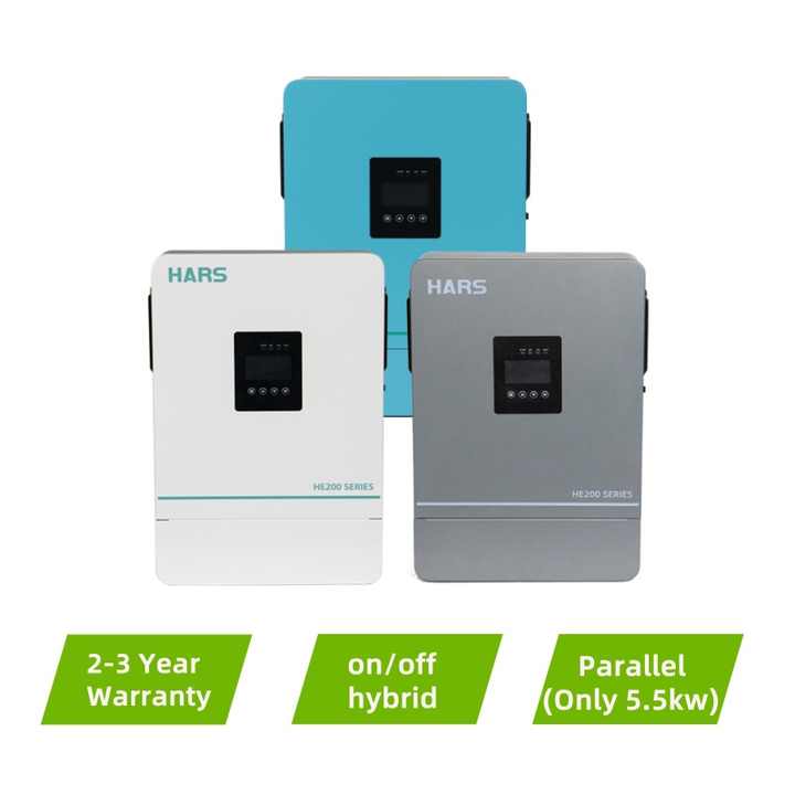 HARS 3.6kw 5.5kw 6.2kw BMS WIFI Dual Port Invert off Grid Single Phase ...