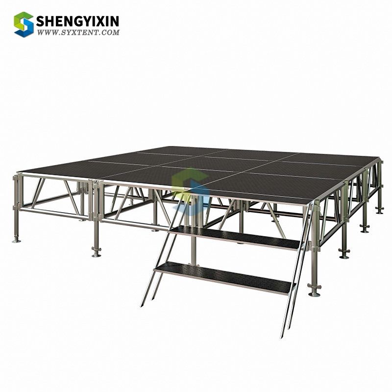 Transparent Acrylic Retractable Stage Platform Elegant Glass Truss ...