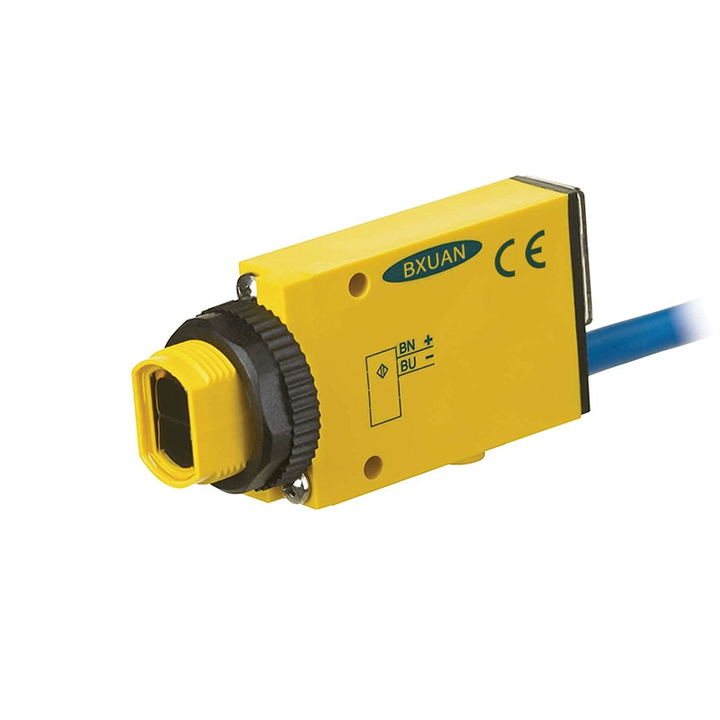 BXUAN 5m Detection Distance 24 Volt Diffuse NPN PNP Photoelectric ...