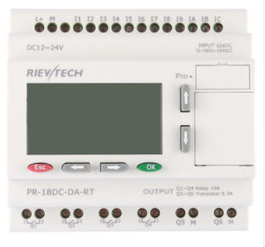 Rievtech PLC PR-18DC-DA-R - Programmable Logic Controller
