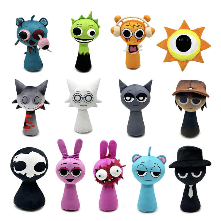 2025 New Arrival Sprunki Plush Rhythm Box - Cute Kawaii Toy