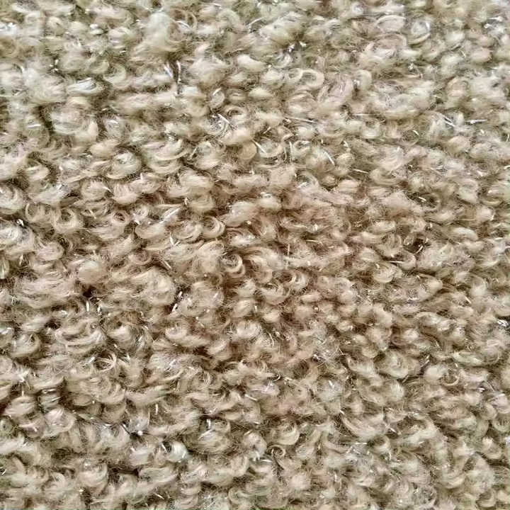 Super Soft Fluffy Curly Fiber Polyester Textile Lamb Fur Coral Polar ...