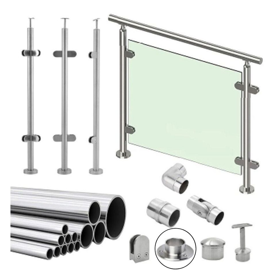 Durable Railing Accessories - SUS 304 & 316 Stainless Steel