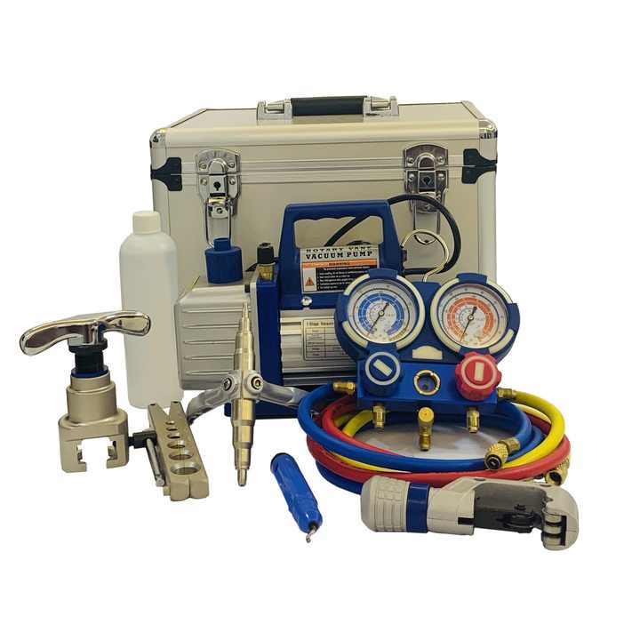 Hvac Refrigerant Vacuum Pump Tool Kit Set For Car Ac Repair - Odm/oem